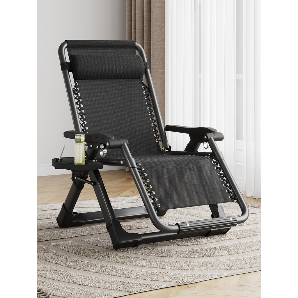 Simple Foldable Reclining Chair Office Lunch Break Nap Backrest Lazy ...