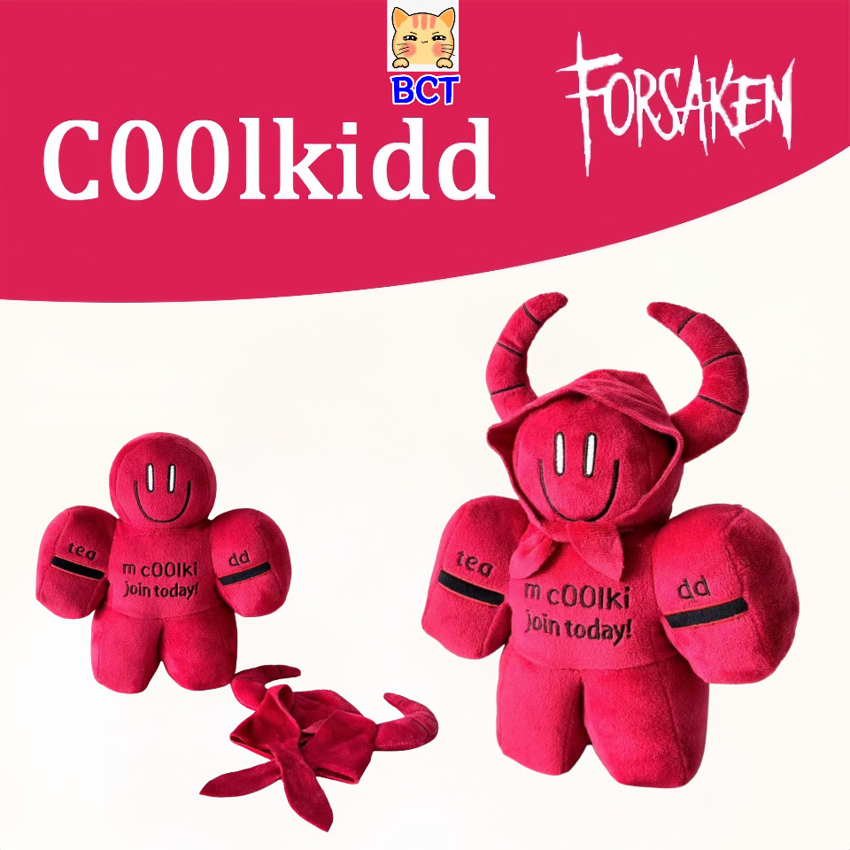 BCT Roblox Plush Hot Forsaken Coolkid Doll Fun Roblox Forsaken Plushie ...