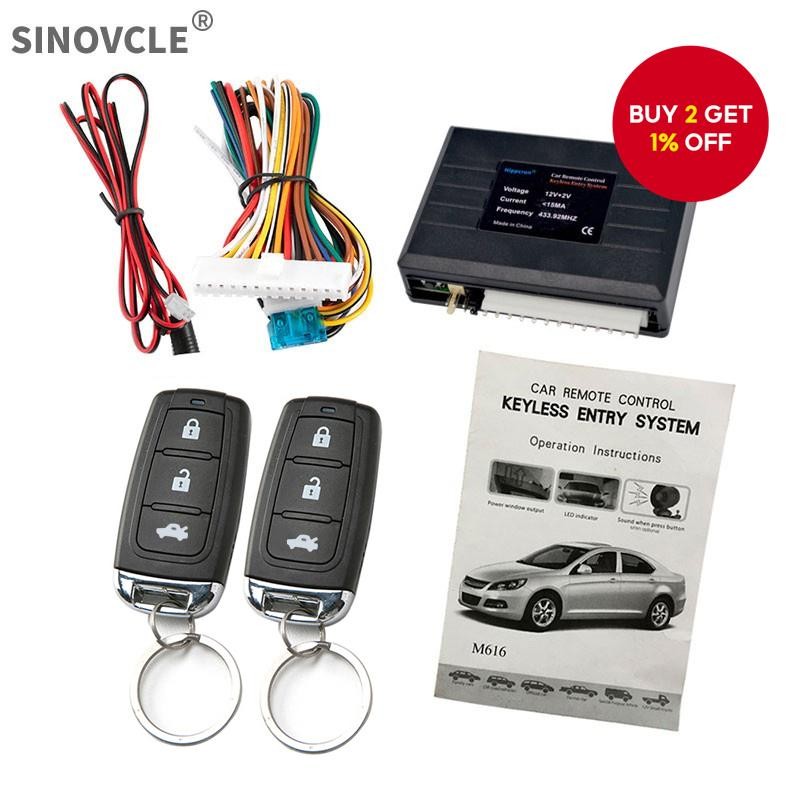 New Car Door Lock Remote Central Keyless System with Remote Control and ...