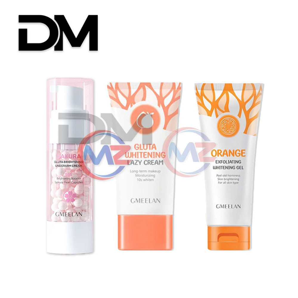 DM ( 3 IN 1 ) GMEELAN Sakura 5X Underarm Whitening Set Body Lotion ...