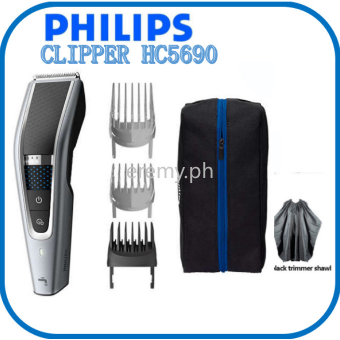 【In Stock】Philips Hairclipper Washable Hair Clipper HC5690/15 with Hair ...
