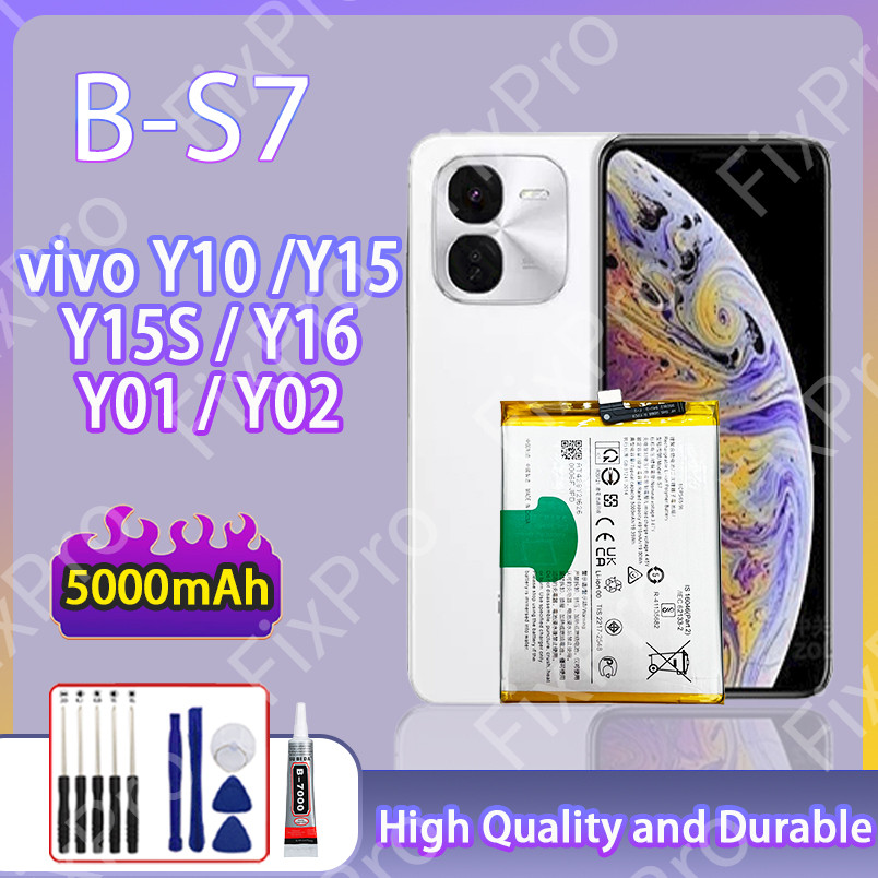 B-S7 Mobile Phone Battery Replacement for Vivo Y01 Y02 Y10 Y15A Y15S ...