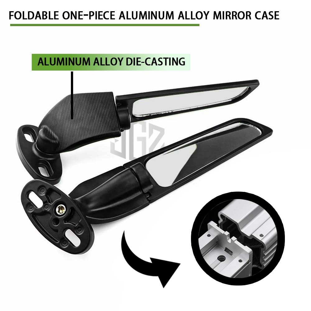 For Kawasaki Ninja 400 650 Ninja250 Winglet Side Mirror Cermin Sisi ...