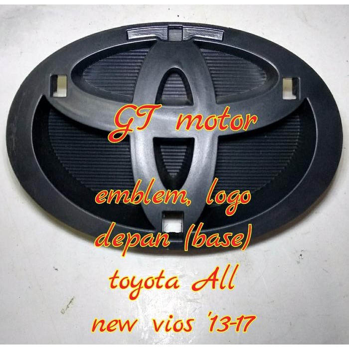 All New Vios '2013-2017 Front Base Logo Emblem NEW SPARE PARTS | Shopee ...