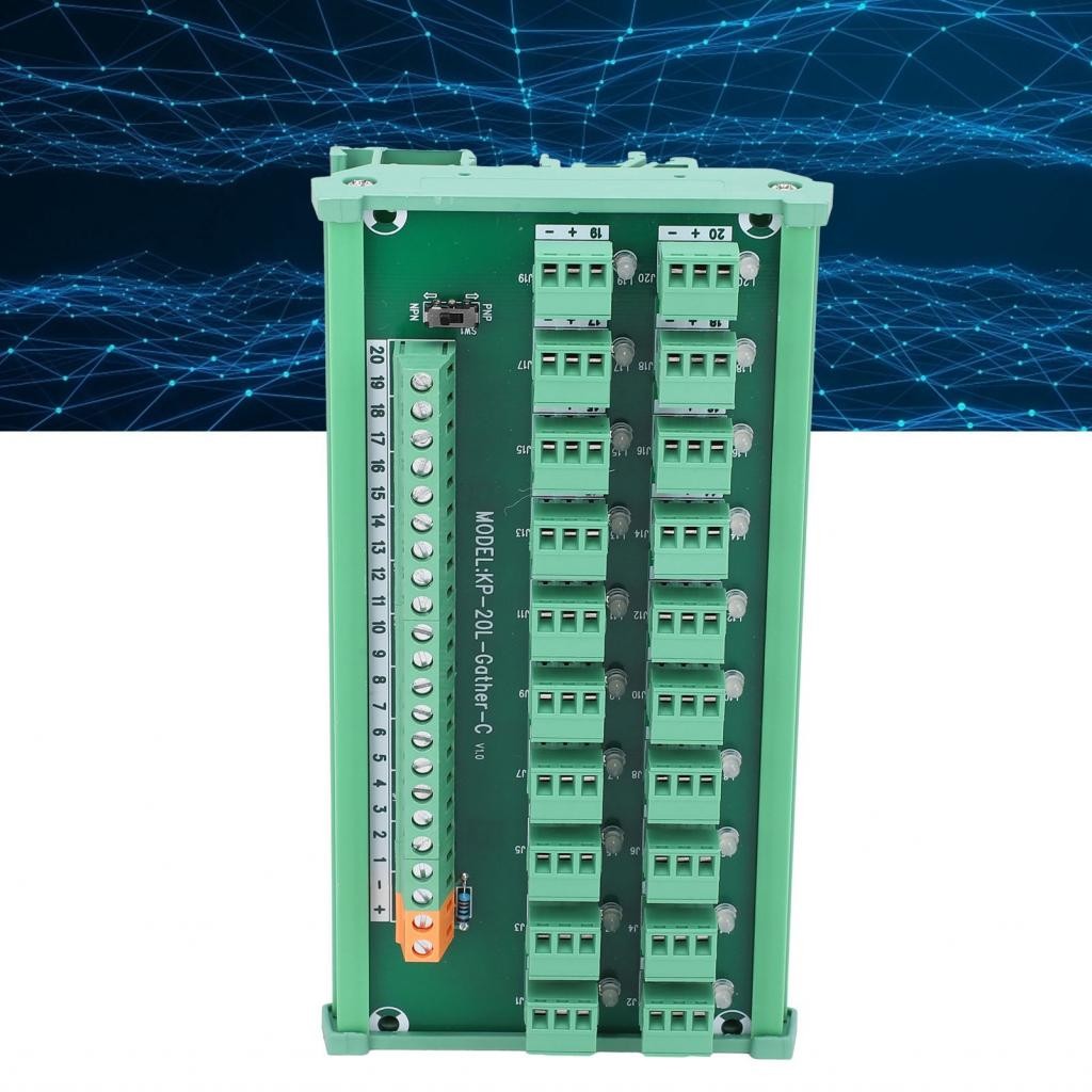supergoodsales-ph YWBL-WH Terminal Block 3?Wire 20?Channel Capture Card DIN Rail Switch Control ...