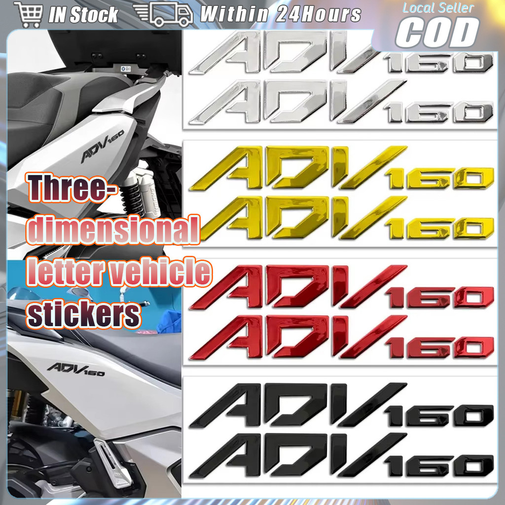 Fit For Honda Adv 160 Motorcycle Decals Stickers Emblem Badge 3D Decal ...