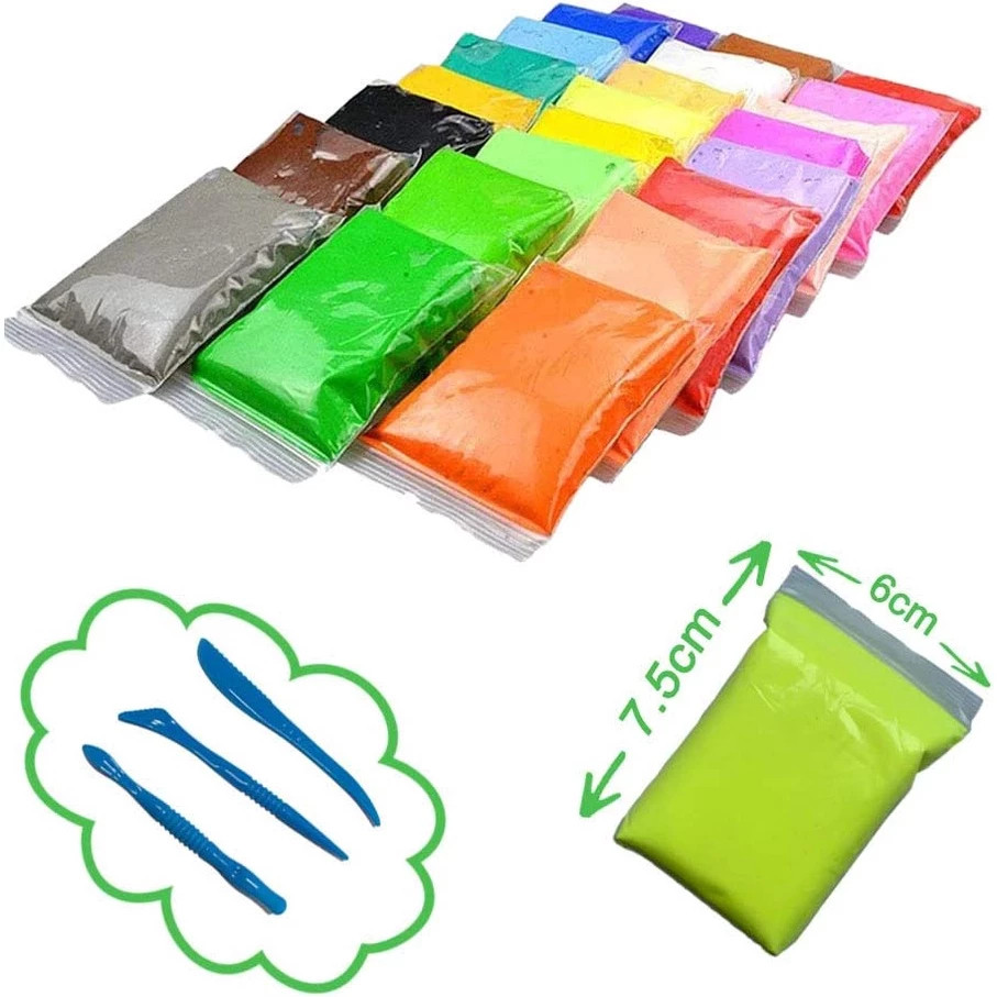 MatMix Shop Modeling air dry clay Clay Kit - 12 Colors Soft Air Dry ...