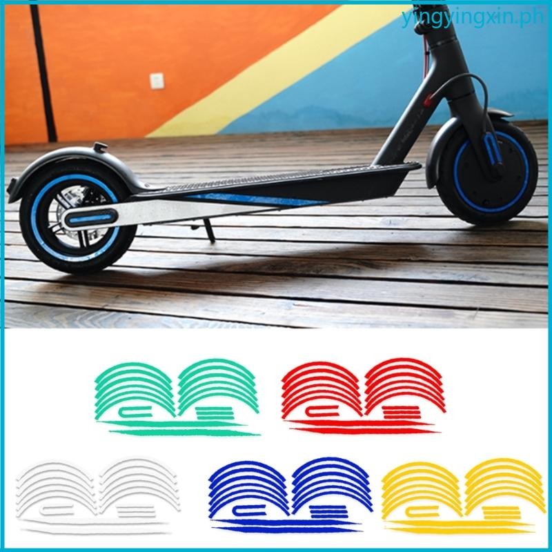 YIN Electric Scooter Reflective Sticker Night Safety Warning Sticker ...