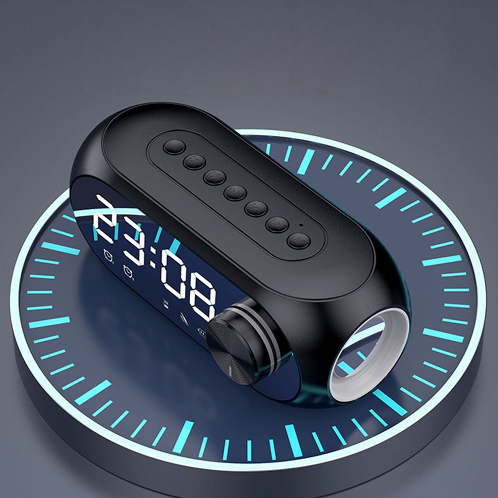 [Ready Stock] Portable Stereo Sound Box with Alarm Clock Radio FM Music ...