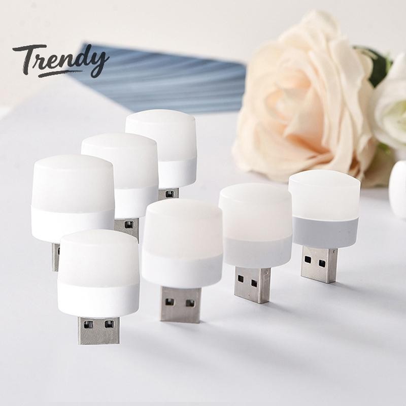 [Trendy] Super Bright USB Mini Book Light Reading Lamp Mini Portable USB LED Night Light ...