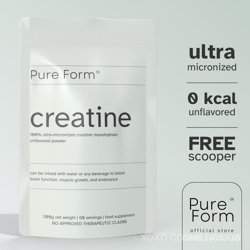 Pure Form Creatine Monohydrate | Ultra-Micronized, Unflavored Powder ...