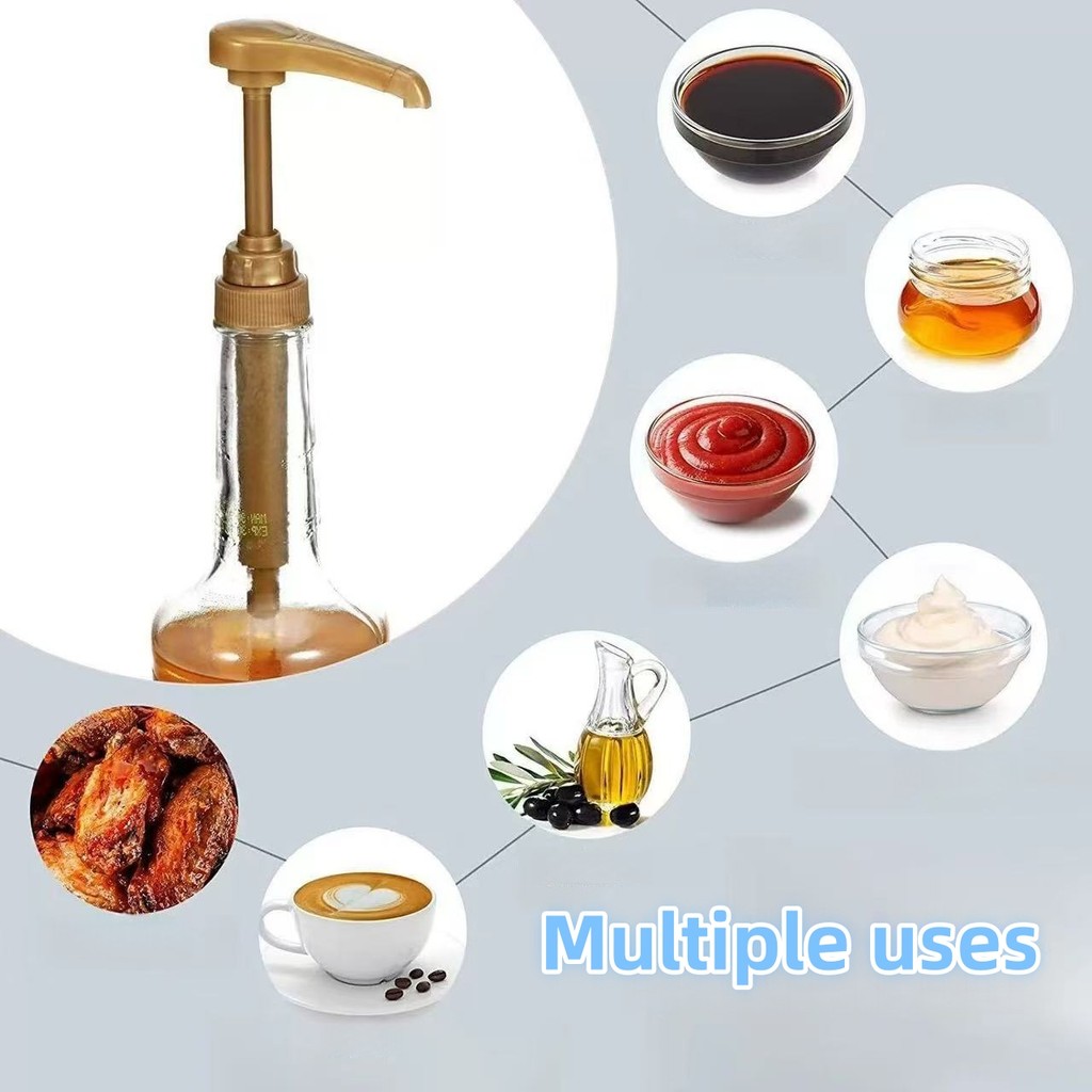 3pc/5pc 10ml Per Pump Plastic Syrup Pump For Easy Starbucks Maulin ...