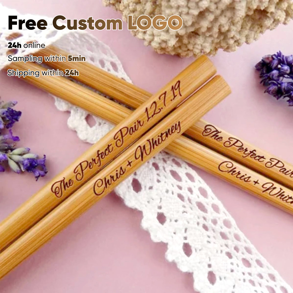 1 Pair Free Personalized Wood Chopsticks Wedding Favors for Guests ...
