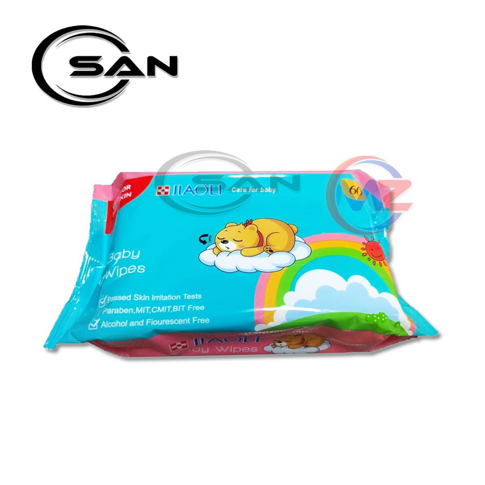 SAN JIAOLI Care For Baby Wipes 60 slice | Shopee Philippines