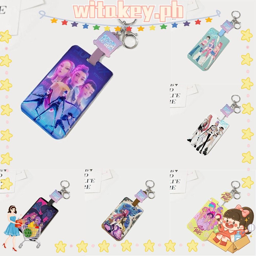 WITAKEY Kpop Demon Hunters Photocard, Portable with Lanyard Photocard Holder, Rumi Zoey Jinu ...
