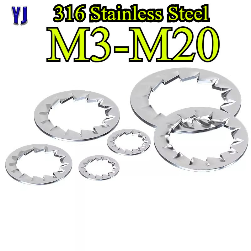 304 Stainless Steel Internal Serrated Lock Washer | Anti-Loose, Anti ...