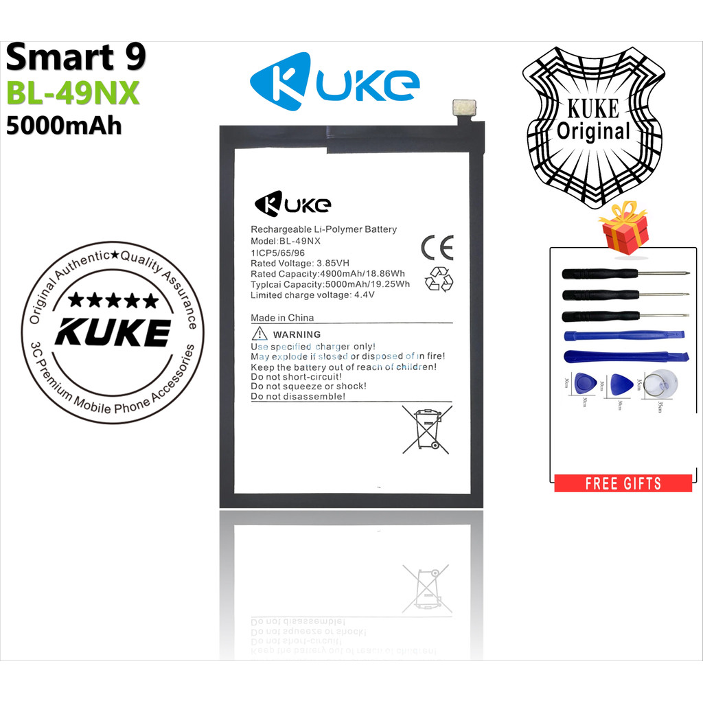 KUKE New style Model BL-49NX FOR Infinix Smart 9 Battery X6532 | Shopee ...