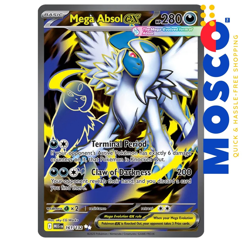 Mega Absol ex - 161/132 ME01 Mega Evolutions Base | Pokemon TCG ...