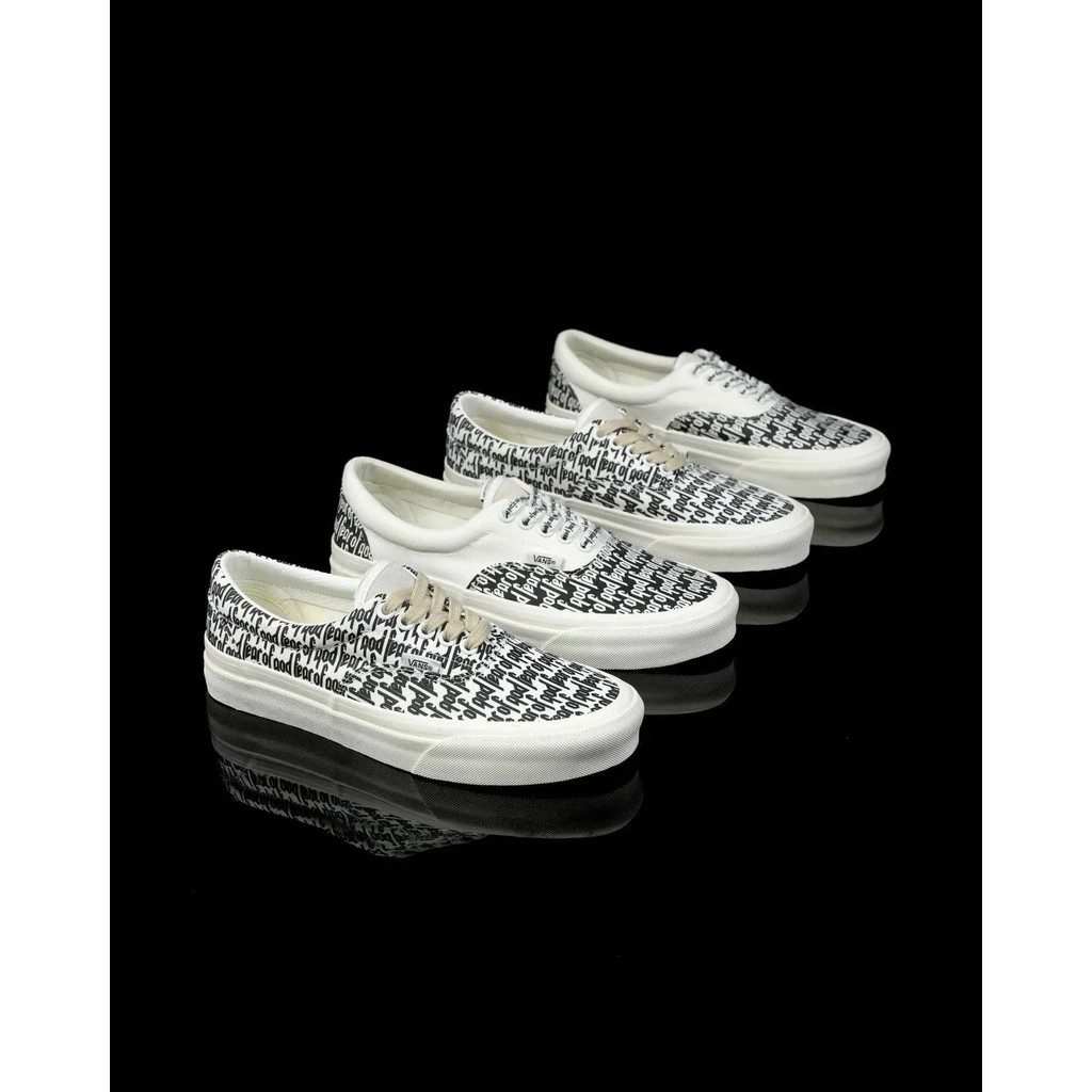 [Top Version]Fog x Vans Vans Canvas Shoes Casual Sneakers White Shoes ...