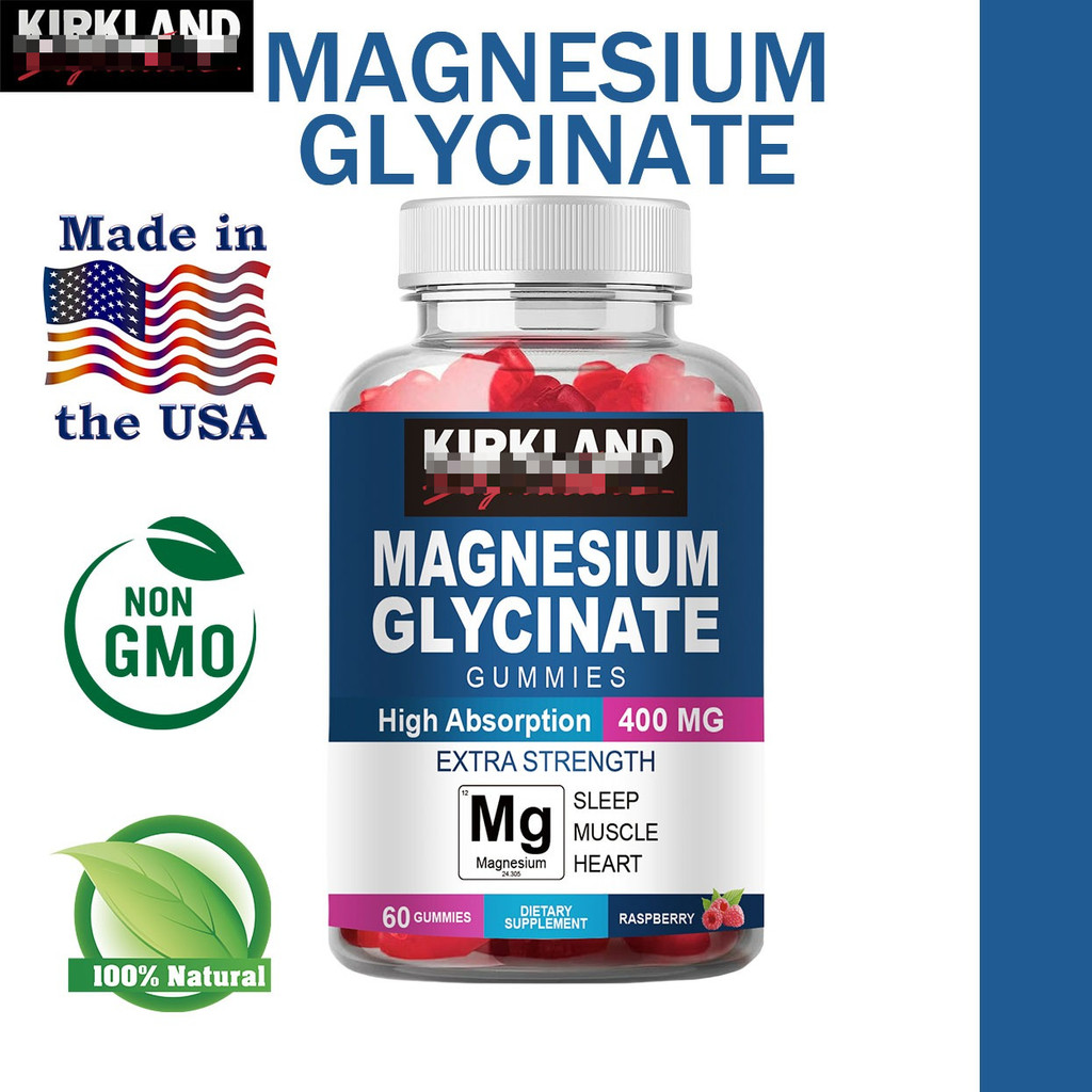 KIRK Magnesium Glycinate Gummies 400 mg, Improves Sleep Quality ...
