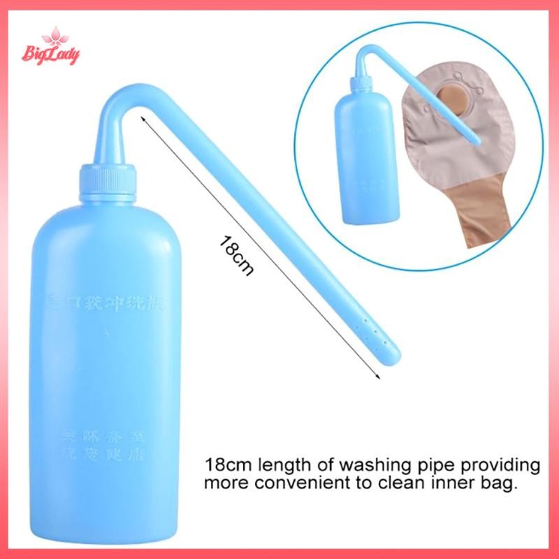 UVLN> 300ml Feminine Hygiene Cleaning Colostomy Bag Plastic Wash Bottle ...