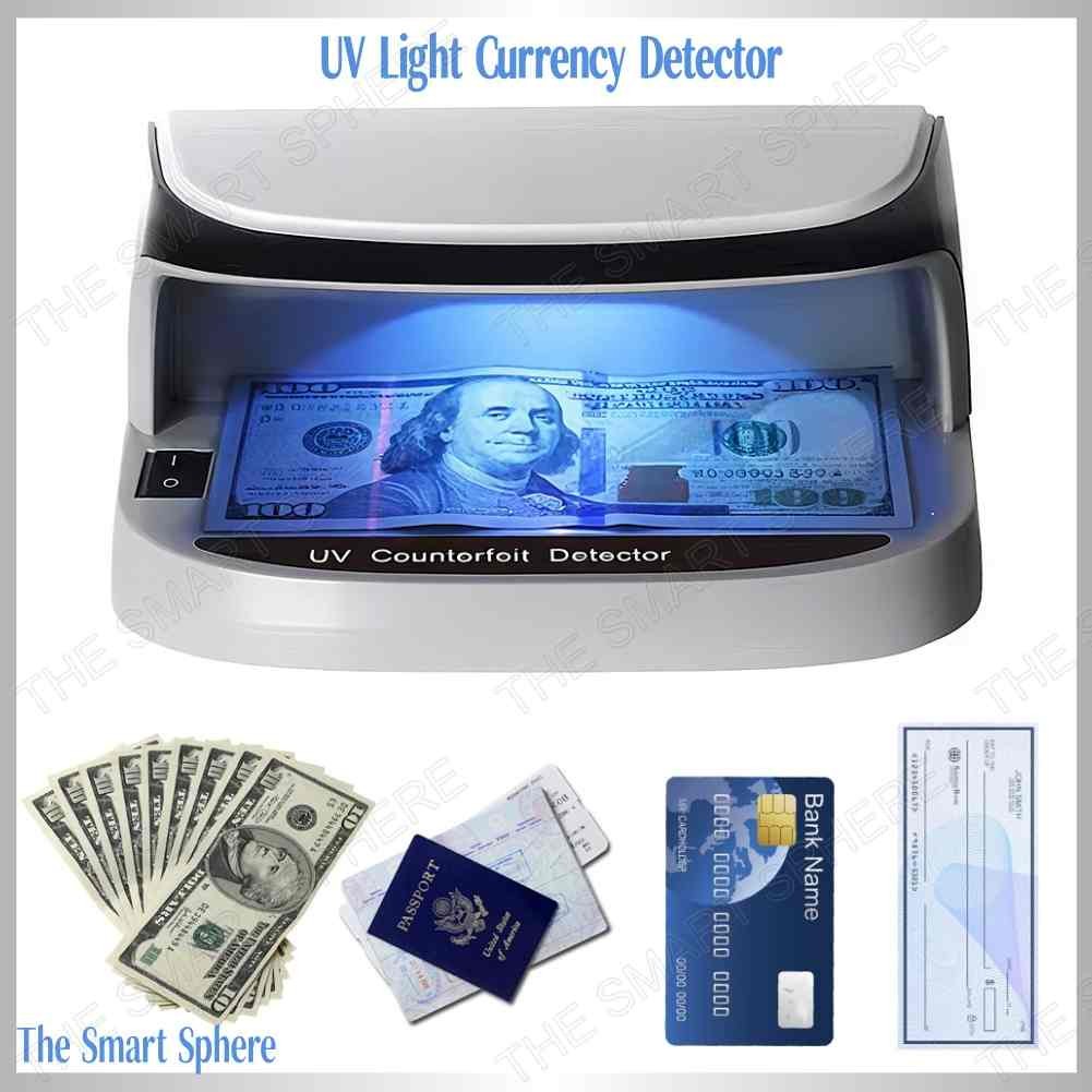 Wireless-Auto Sensor Money Detector UV Light Currency Detector fake ...