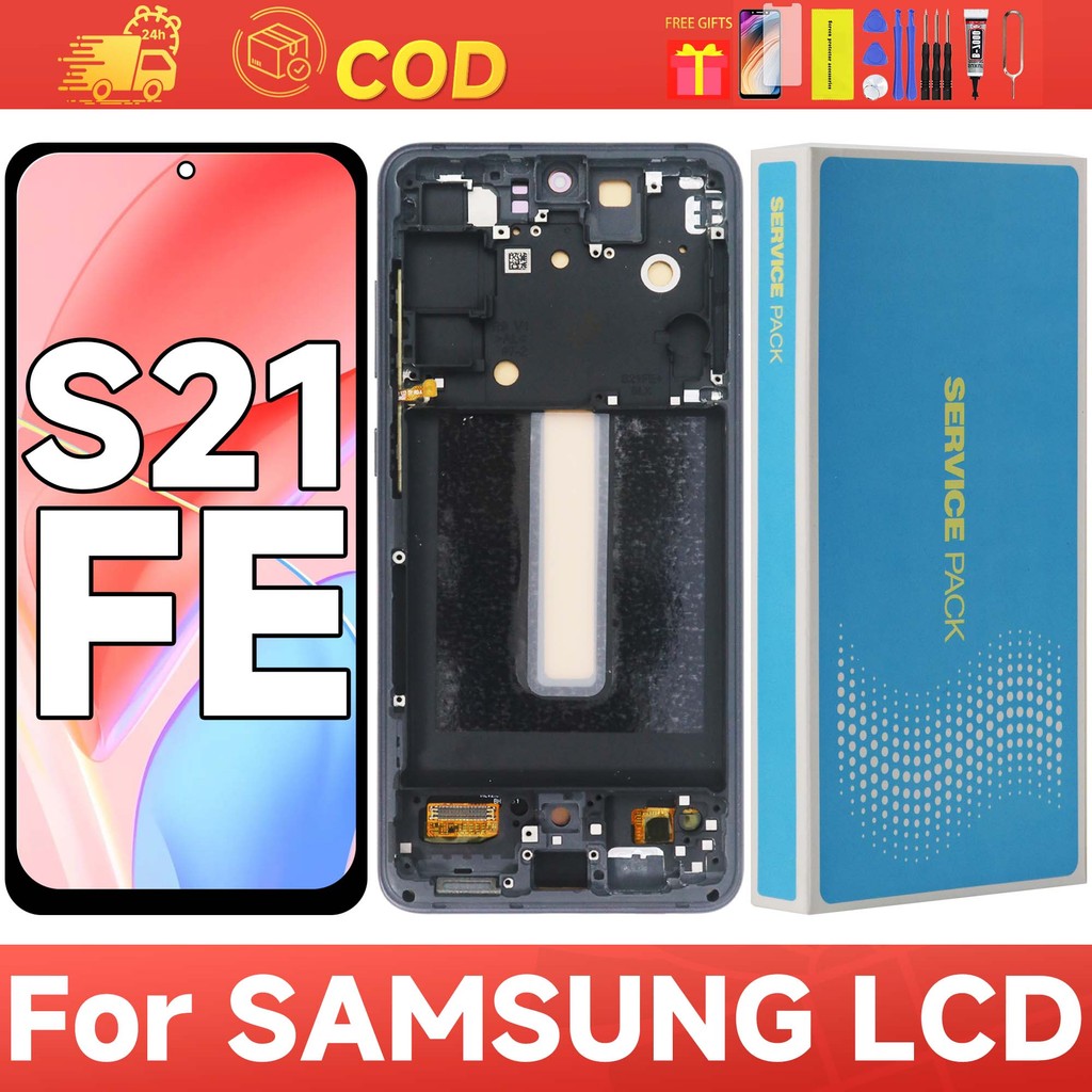 AMOLED/TFT For Samsung Galaxy S21 FE 5G LCD Display Touch Screen SM ...
