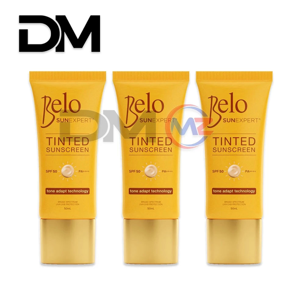 DM ( SET OF 3 ) Belo SunExpert Tinted Sunscreen SPF50 50ml Sunscreen ...
