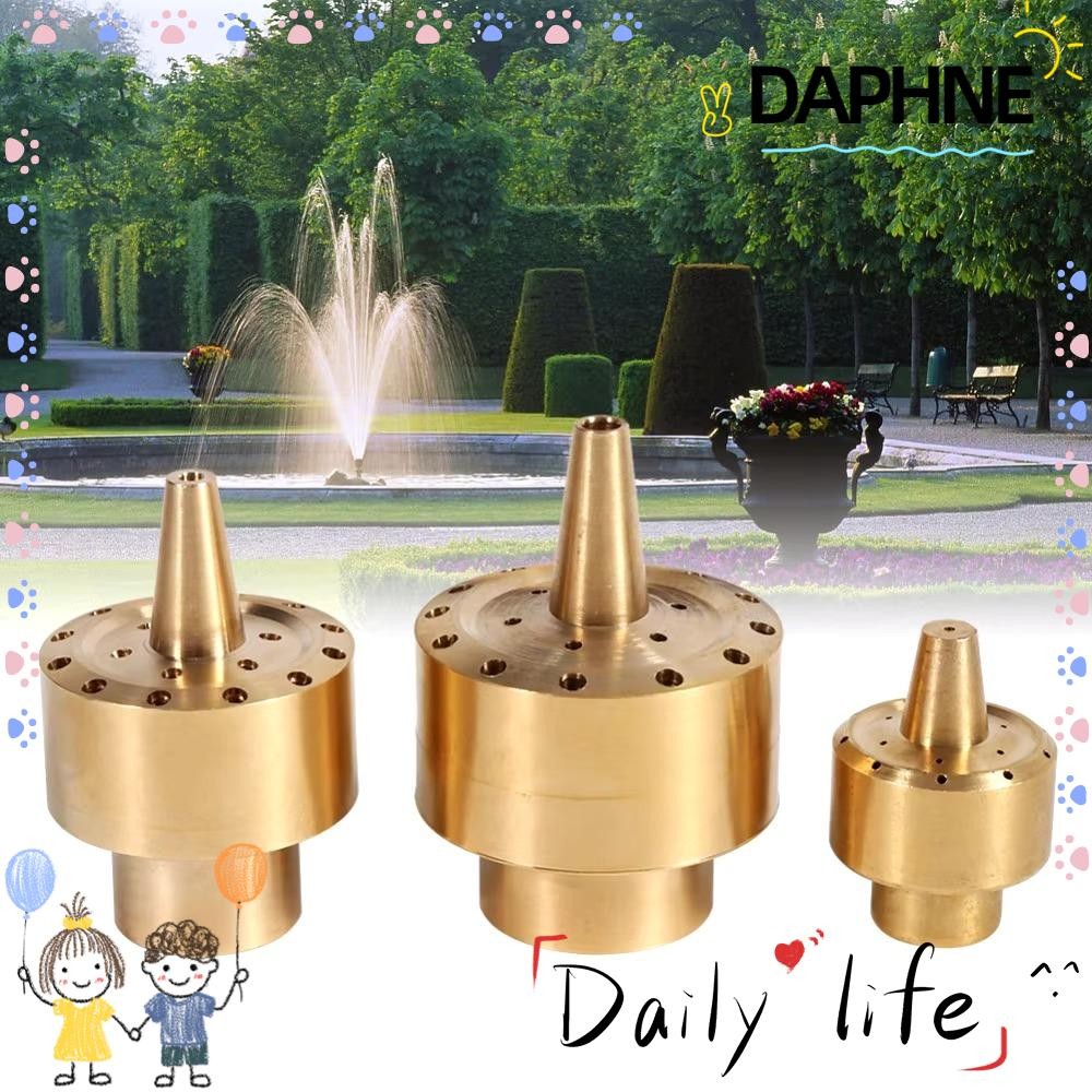 DAPHNE Center Straight Style Fountain Nozzle, Brass FNPT Floral Column ...