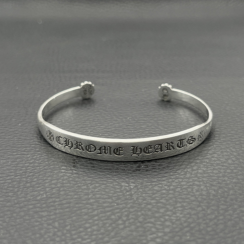Silver 925 Letter Scroll Bracelet, Retro Punk Gothic Rock Accessory ...