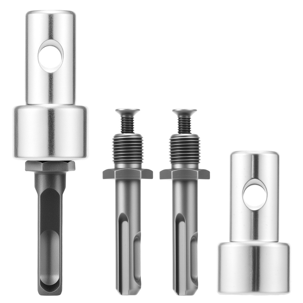 Auger Drill Adapter 1/2" Impact Garden Earth Drill Adapter for Garden ...