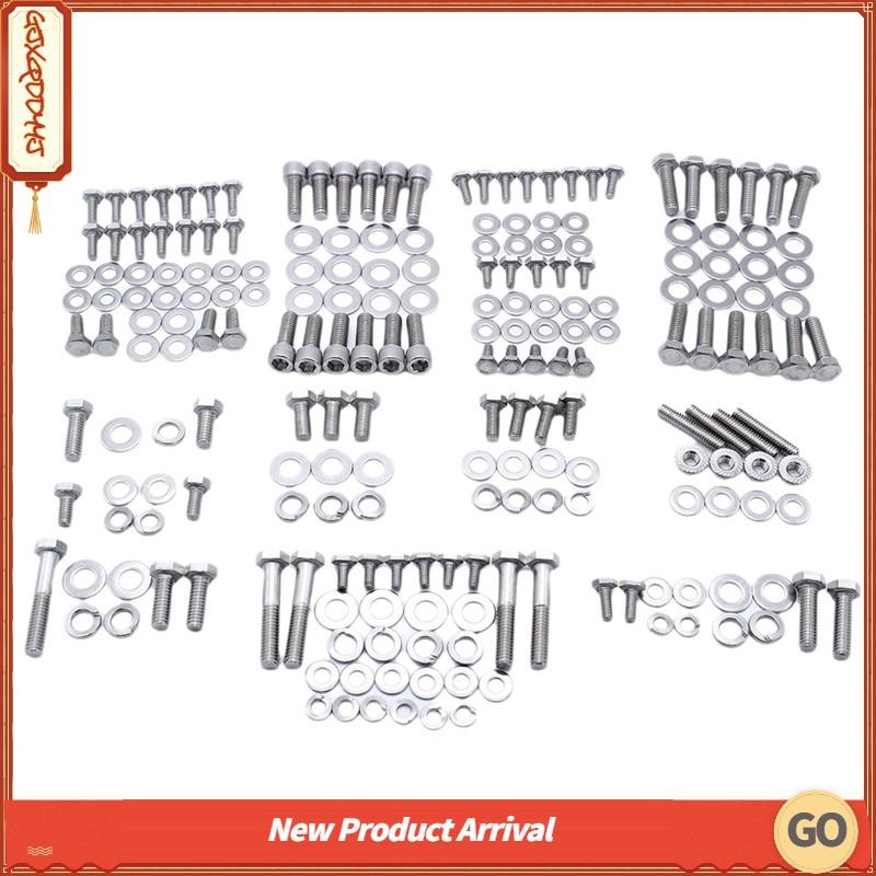 Complete Bolt Kit Stainless Steel Hex Set for 265 283 305 327 350 400 ...