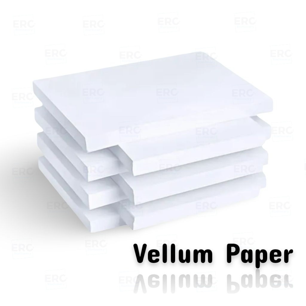 ERC VELLUM PAPER Short A4 Long - Bright White Board 180 / 230 gsm ...