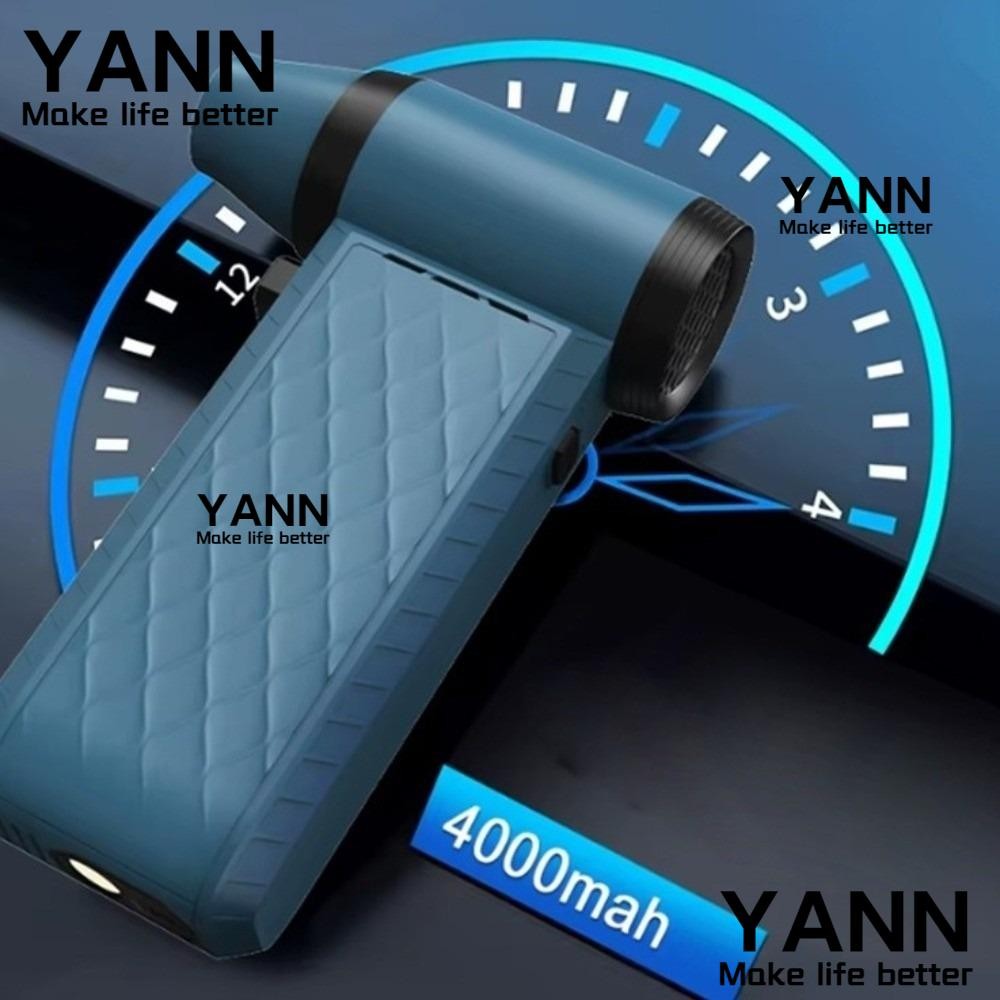 YANN Mini Turbo Jet Fan, Adjustable Wind Speed USB Rechargeable High ...