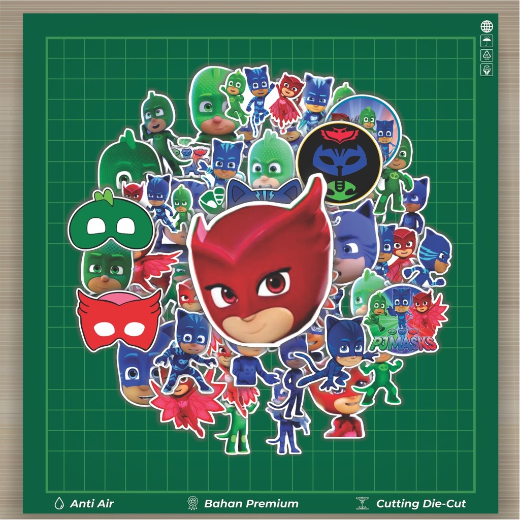 HOT 50 PCS STICKERS Pj Masks Cartoon Stickers Fashion Cars Decal Cool ...