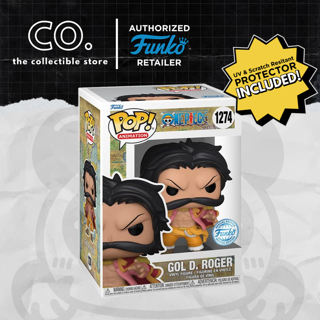 Funko Pop! One Piece Gol D. Roger #1274 Special Edition with Protector ...