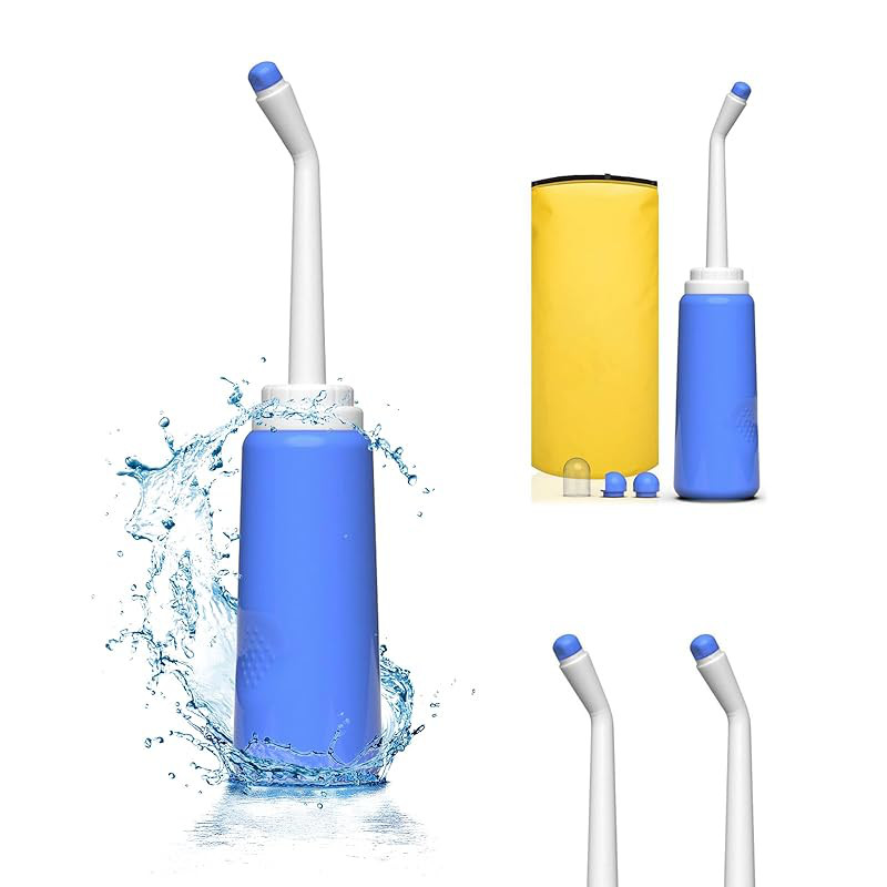 Portable warm water bidet, portable anal washer, 500ml large capacity ...