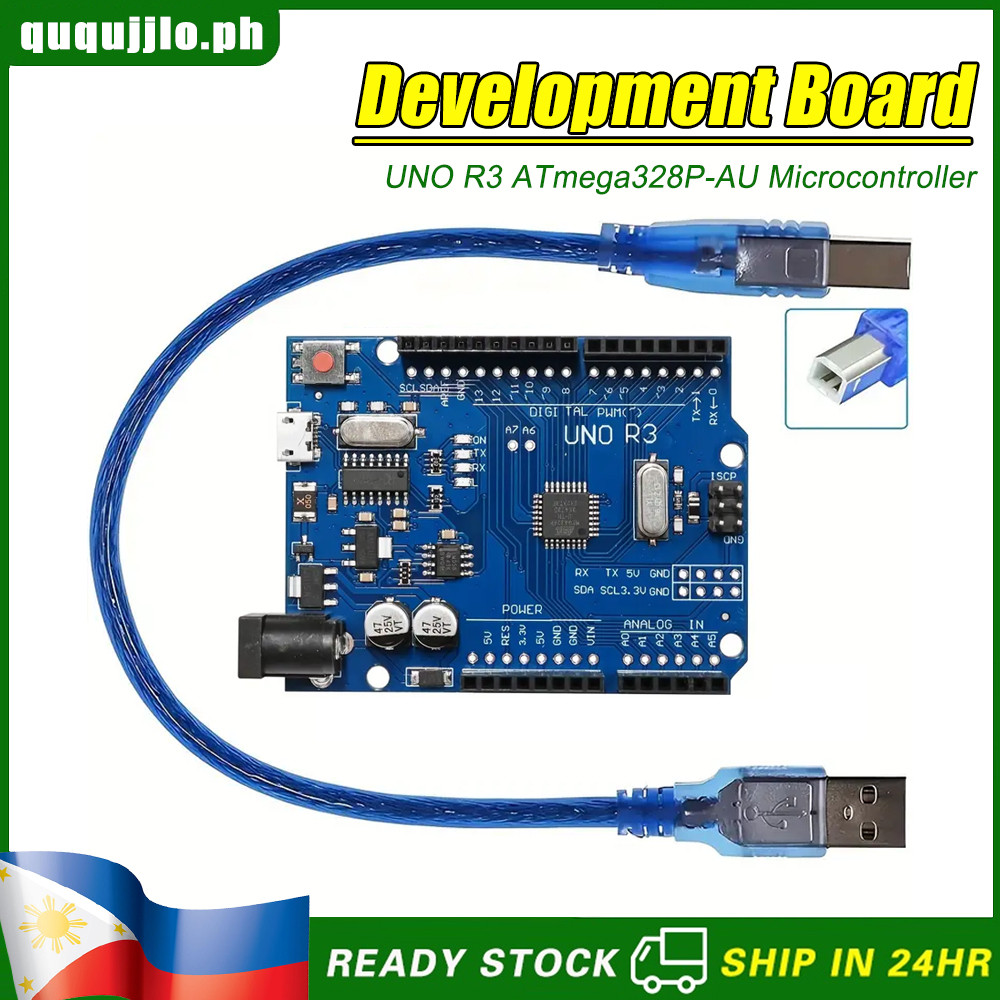 ORIGINAL UNO R3 ATmega328P-AU Microcontroller CH340G Improved Version Development Board ...