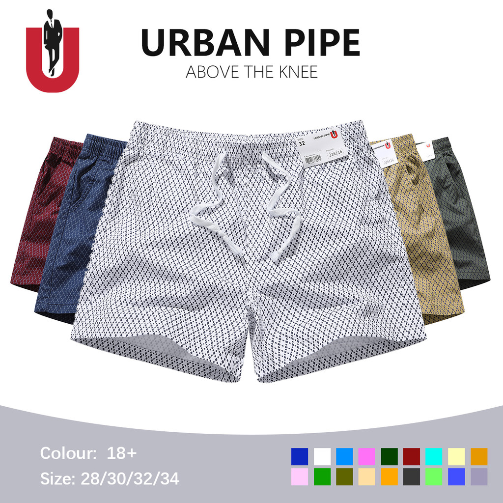 URBAN PIPE SHORTS Printed Short Above the knee Unisex Popular styles ...