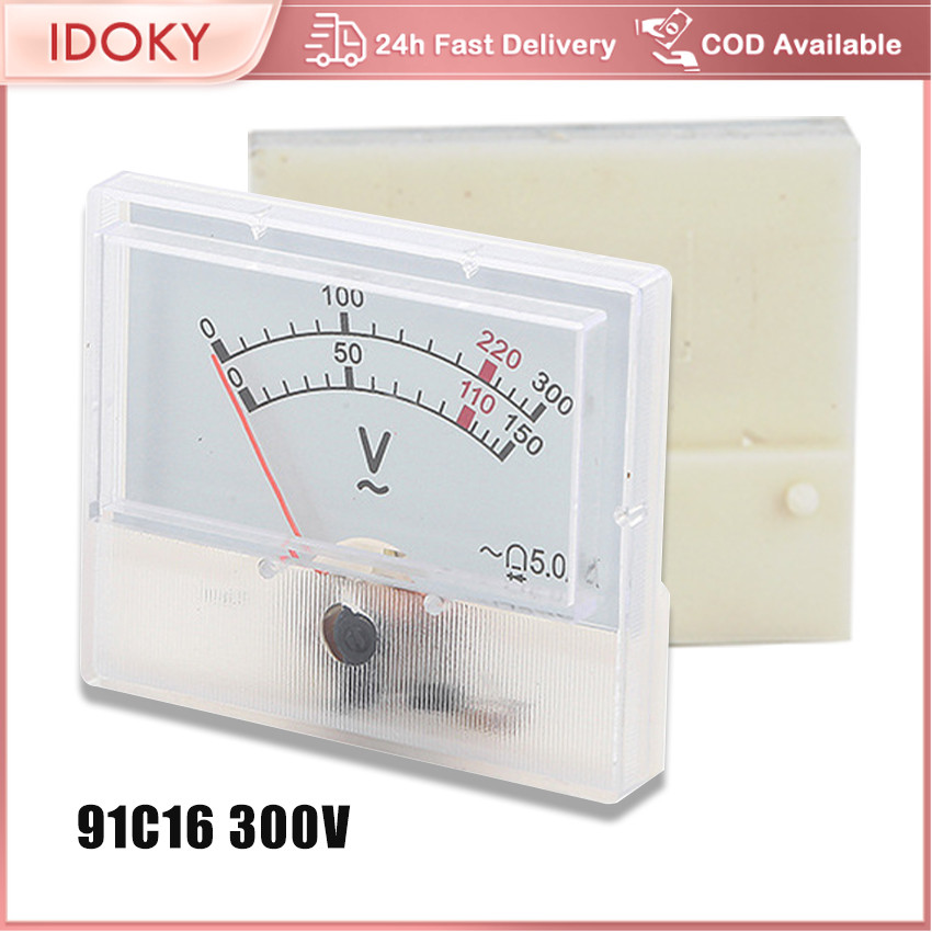 IDOKY DC Analog Current Meter Panel Gauge Current Tester DC 0-20V AC 0 ...