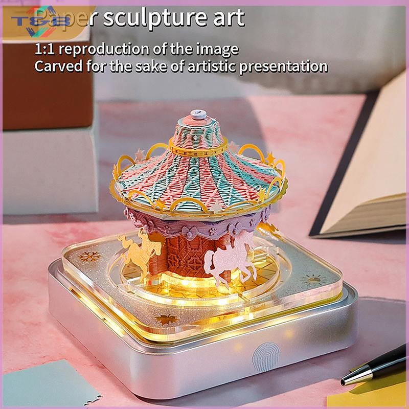 T&B Time Piece Calendar 2026 Desk Calendar With LED Light 3D Tear-away ...
