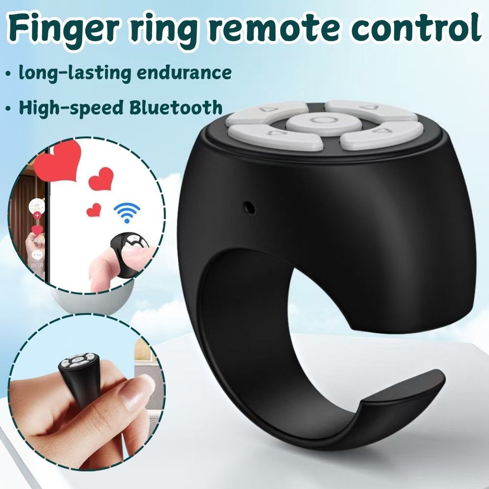 Remote Control Ring Portable Blutooth Remote Control Finger Wireless ...