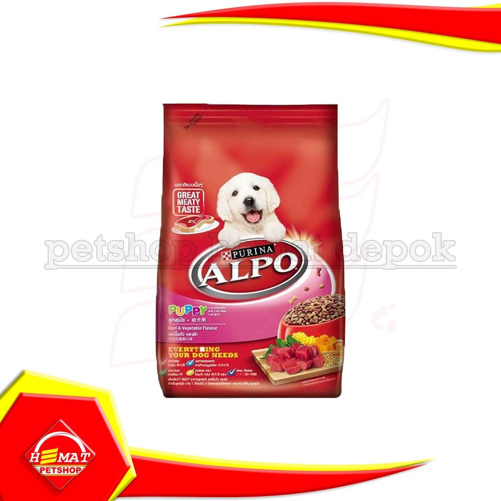 Alpo Adult Beef Dog Food, 1.5 Kg Dog Food Alpo Puppy 1.5kg ph | Shopee ...