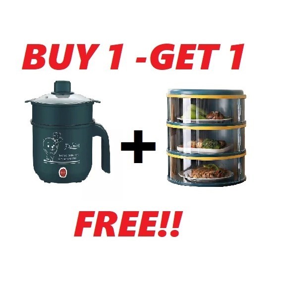 SULIT COMBO PACKAGE!! Mini Rice Cooker Multi-function Cooker 1.8L Non ...
