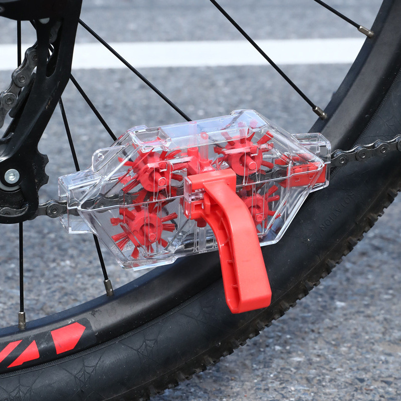Bicycle Chain Cleaner Fully Transparent Visual Immersion Chain Cleaner ...