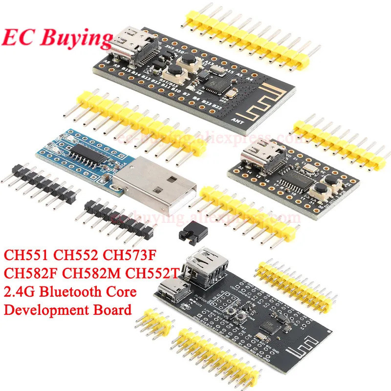 5pc 1pc Ch551 Ch552 Core Development Board Usb 51 Single Chip System