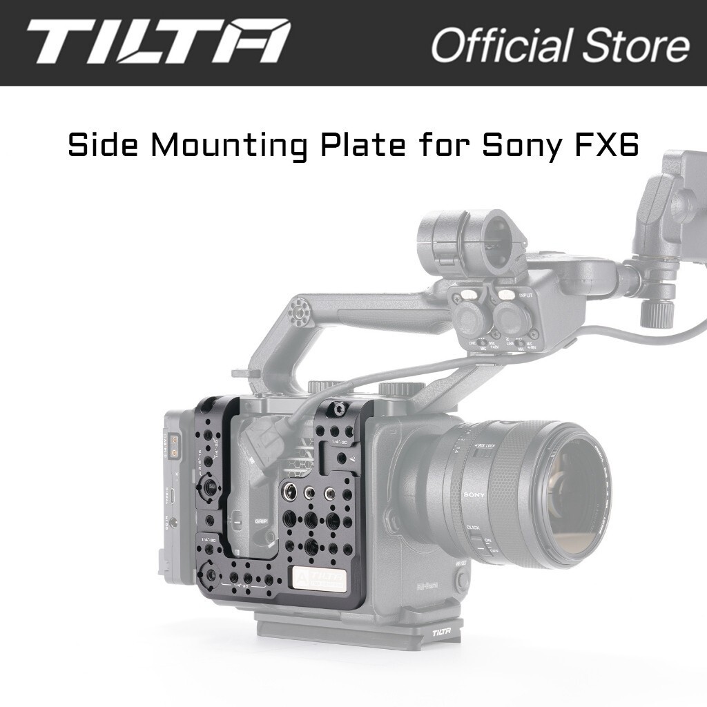 TILTA Side Mounting Plate for Sony FX6 Easy Vertical Setup Compatible ...