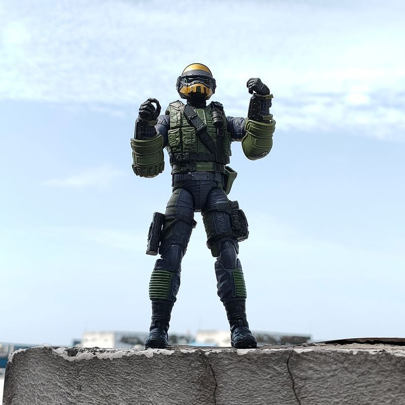 Special Forces GI JOE Steel Strong Travel Twilight Guard 20cm Movable ...