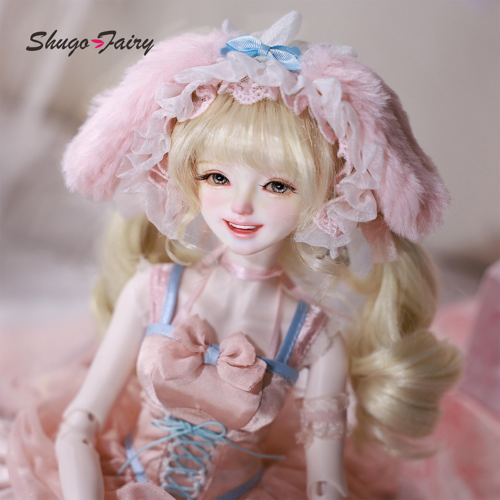 ShugaFairy Melanie A 1/4 BJD - Romantic Pink Bunny Girl Full Set Usagi ...