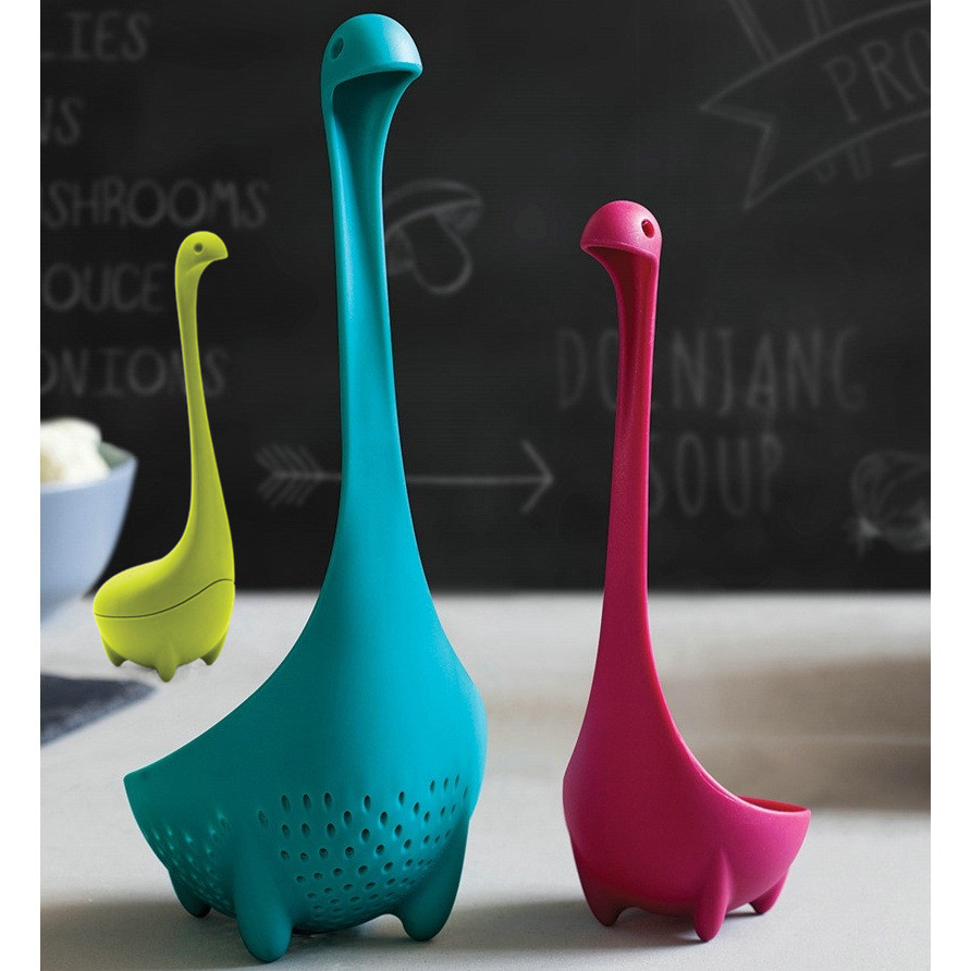 PUQOO Home｜Creative Loch Ness Monster Spoon Cartoon Food Grade Plastic ...
